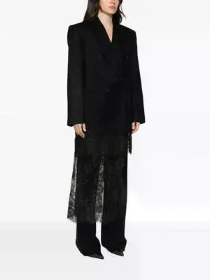 Zimmermann Lace-trim Double-breasted Blazer