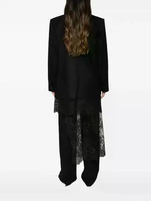 Zimmermann Lace-trim Double-breasted Blazer