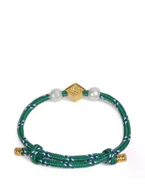 Casablanca Logo-plaque Faux-pearl Bracelet