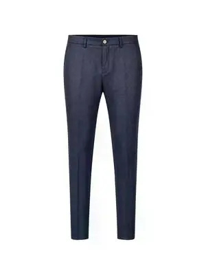 Paul & Shark Virgin-wool Tailored Trousers - Blue
