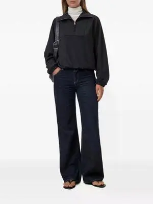 Closed Quarter-zip Raglan-sleeve Track Jacket