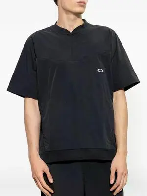 Oakley O-blades Quarter-zip Logo-embroidered T-shirt