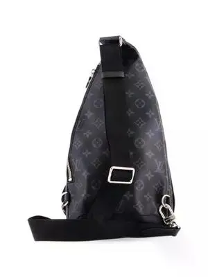 LOUIS VUITTON Duo Sling Bag Monogram Eclipse Canvas Crossbody Bag