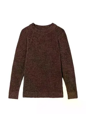 TEN C Chenille Sweater - Brown