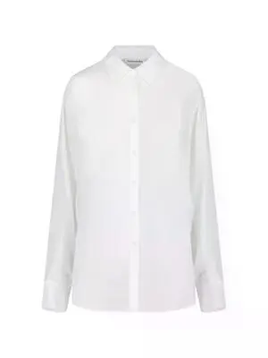THE FRANKIE SHOP Peri Georgette Shirt - White