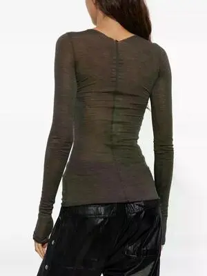 Rick Owens Ls T Sheer Long-sleeved T-shirt