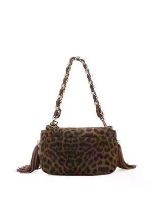 LA CARRIE Lio Leopard-print Clutch Bag