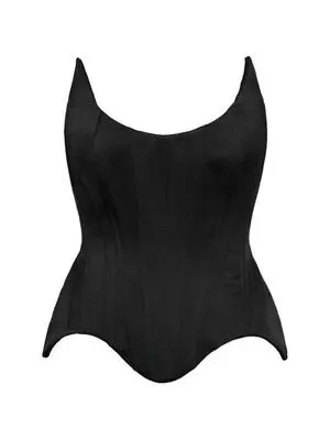 BENEDETTO Strapless Corset And Maxi Skirt Set - Black