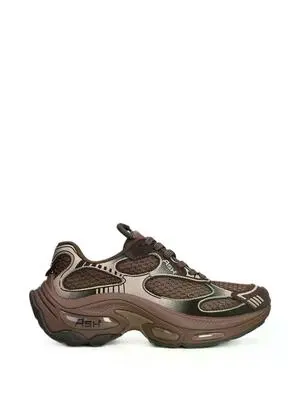 Ash Dragon03 Mesh-panel Low-top Sneakers - Brown