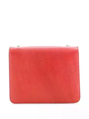 Gucci Interlocking Leather Small Shoulder Bag - Red