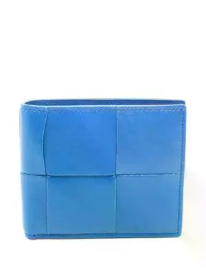 Bottega Veneta 2010s Cassette Bi-fold Wallet - Blue