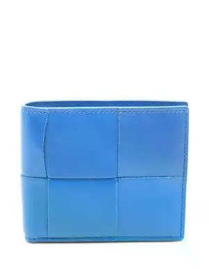 Bottega Veneta 2010s Cassette Bi-fold Wallet - Blue