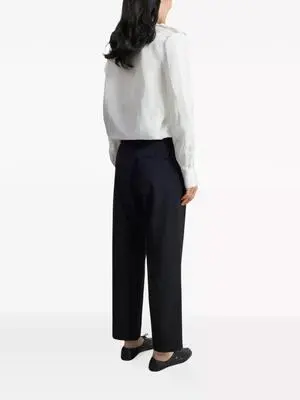 THE FRANKIE SHOP Jet Pinstripe-tailored Trousers