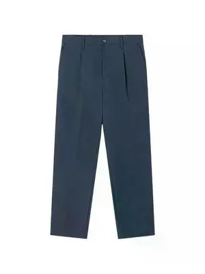 WHITE SAND Sammy Military Pleated Twill Trousers