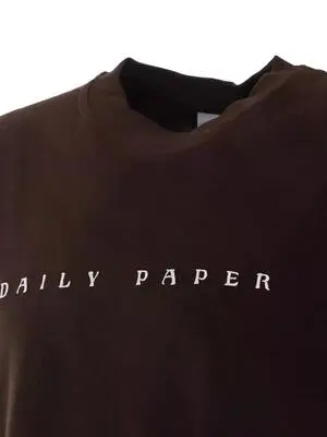 DAILY PAPER Alias Dias Logo-embroidered T-shirt