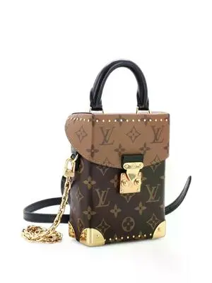 LOUIS VUITTON Camera Box Nm Handbag Studded Reverse Monogram Canvas Crossbody Bag