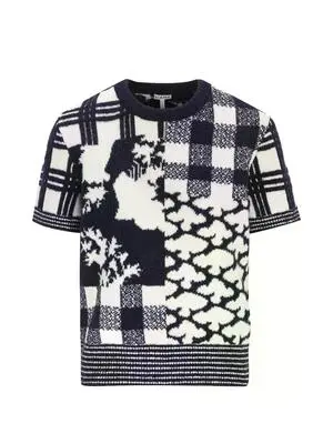 Loewe X Cosima Von Bonin Short-sleeve Sweater - Blue