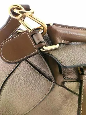 Loewe Puzzle Bag Leather Small Satchel - Brown