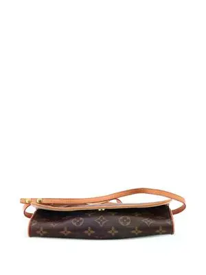 LOUIS VUITTON Twin Handbag Monogram Canvas Gm Crossbody Bag