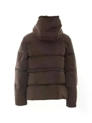 LOU ANDREA Fur-trimmed Hooded Puffer Jacket