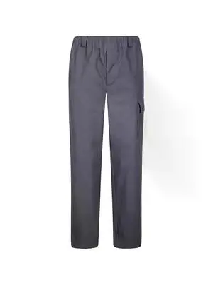 GR10K Elasticated-waistband Cargo Pants - Grey
