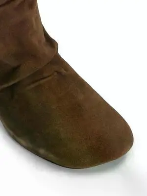 Ash Estelle Leather Ankle Boots - Brown