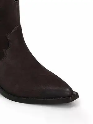 Ash Donovan Pointed-toe Leather Cowboy Boots