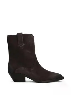Ash Donovan Pointed-toe Leather Cowboy Boots - Brown