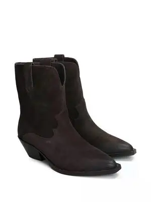 Ash Donovan Pointed-toe Leather Cowboy Boots
