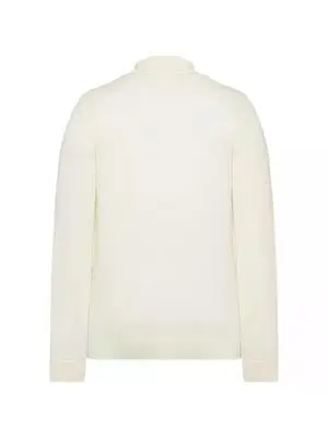 BOSS Long-sleeve Polo Shirt - White