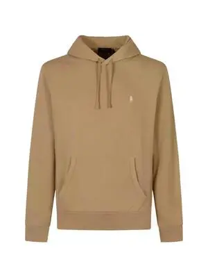Polo Ralph Lauren Logo-embroidered Drawstring Hoodie - Neutrals