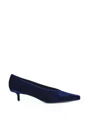 Loulou De Saison Giada Velvet Pumps - Blue