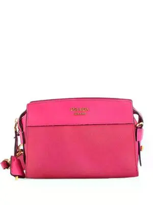 Prada Esplanade Saffiano With City Calf Small Crossbody Bag