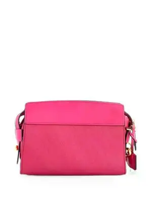 Prada Esplanade Saffiano With City Calf Small Crossbody Bag