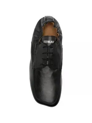 EGONLAB Leather Derby Shoes - Black