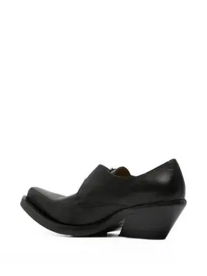 EGONLAB Buckle-fastening Leather Derby Shoes
