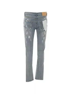 PURPLE BRAND Painted Distressed Jeans