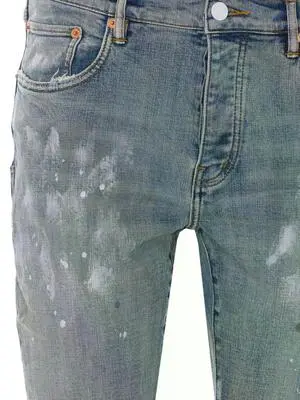 PURPLE BRAND Painted Distressed Jeans