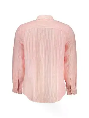 NORTH SAILS Stripe-pattern Linen Shirt - Pink