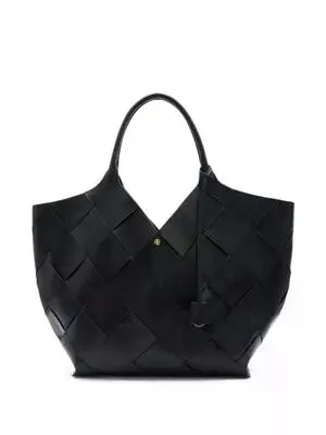 ANINE BING Lili Tote Braided Leather