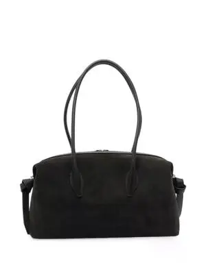 Yuzefi Brioche Suede Shoulder Bag - Brown