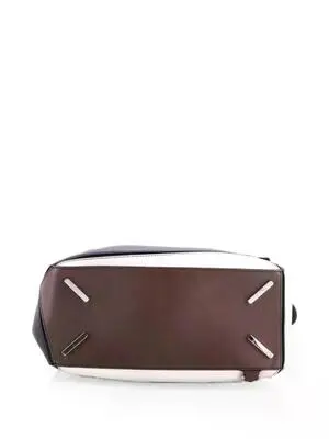 Loewe Puzzle Bag Leather Medium Shoulder Bag - Black