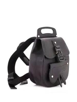 Dior Saddle Leather Mini Backpack