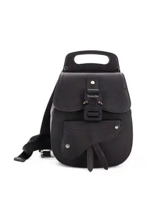 Dior Saddle Leather Mini Backpack