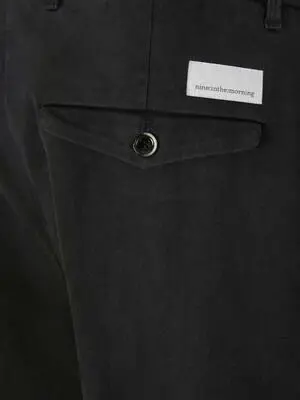 NINE:INTHE:MORNING Logo-patch Straight-leg Trousers