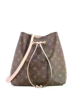 LOUIS VUITTON Neonoe Handbag Monogram Canvas With Leather Mm Bucket Bag