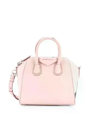 Givenchy Antigona Bag Leather Mini Crossbody Bag - Pink