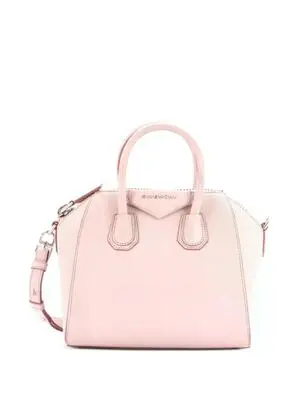 Givenchy Antigona Bag Leather Mini Crossbody Bag - Pink