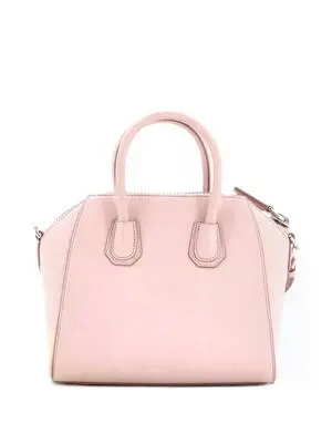 Givenchy Antigona Bag Leather Mini Crossbody Bag - Pink