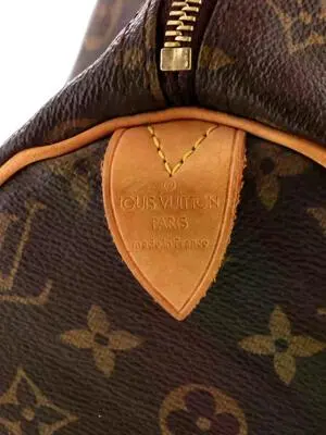 LOUIS VUITTON Speedy Handbag Monogram Canvas 30 Satchel